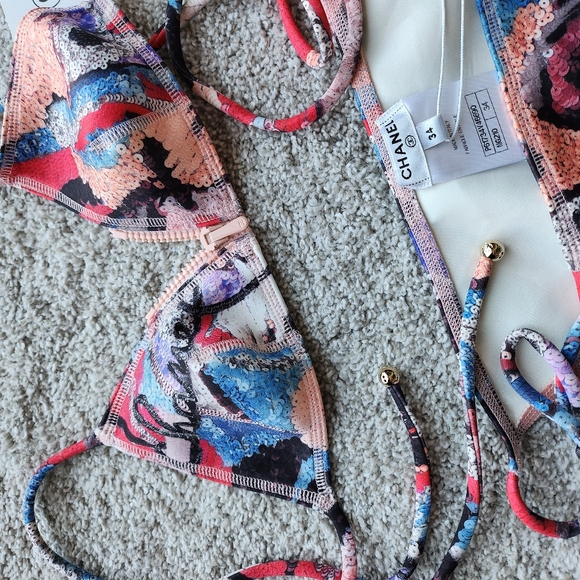 CHANEL | Swim | Chanel Bikini Set | Poshmark